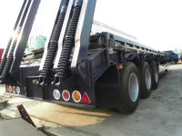 China Double Containers  CIVL Semi Trailer Trucks Low Bed Semi Trailer 2 AXLES for sale