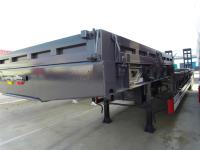 China Double Containers  CIVL Semi Trailer Trucks Low Bed Semi Trailer 2 AXLES for sale