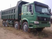 China HOWO Dump Truck Tipper Truck 300L Fuel Tank Heavy Duty Dump Truck 8x4  Driving Type for sale