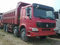 China HOWO Dump Truck Tipper Truck 300L Fuel Tank Heavy Duty Dump Truck 8x4  Driving Type for sale