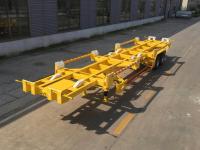 China 40 Feet Flatbed Semi Trailer With 3 Axles, Semi Trailer Truck from China for sale