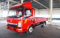 China 120HP HOWO Light Duty Commercial Trucks , Flatbed Cargo Truck 4X2 , Color Can Be Selected for sale