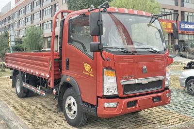 China 120HP HOWO Light Duty Commercial Trucks , Flatbed Cargo Truck 4X2 , Color Can Be Selected for sale