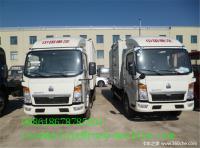 China 120 / 160 / 180hp Light Duty Commercial Trucks Four Cylinder Transport Truck for sale