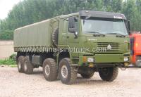 China SINOTRUK HOWO  8x8 All Wheel Cargo Truck 371HP heavy duty box truck EUROII/III LHD RHD for sale