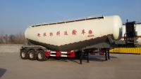 China 30-60M3 Bulk Cement Tank Semi Trailer Manufacturer Tongya 3 Axles Bulk Semi Trailer for sale