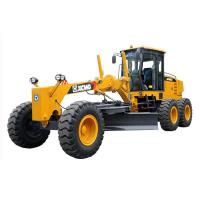 China 7000kg Payload SHMC GR215 Motor Grader for Road Construction , Yellow , White for sale