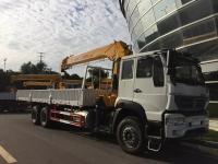 China Sinotruk Howo Xcmg 12 Tons Lorry Mounted Crane 6x4 Straight Arm 17m With Warranty for sale