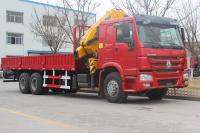 China Sinotruk Howo Xcmg 12 Tons Lorry Mounted Crane 6x4 Straight Arm 17m With Warranty for sale