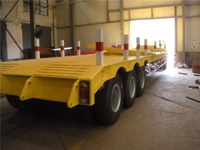 China CIMC Heavy Duty Hydraulic Ladder Excavator Loader Transport Low Bed Semi Trailer for sale
