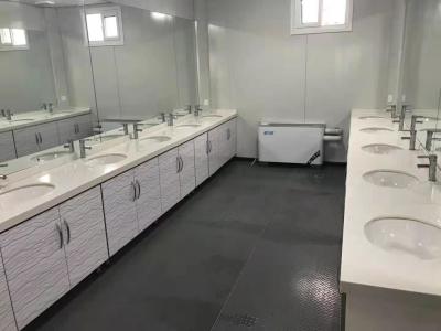 China Prefabricated Container House Office Public Toilet , Prefab House Container for sale