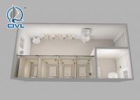 China Contemporary Prefab Container Homes Villa , Public Toilet Public Restroom for sale