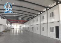 China Movable Folded Home Material Prefab Container Homes Worker Office Fiber Sandwich Panel for sale
