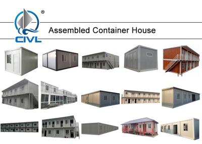 China Shipping Container House Container  Flat Pack Container  Doemitory House White 6M Long for sale