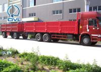 China 40 Feet 3 Axles 2 Leg Light Self - Weight  Cargo Trailer Semi Truck Used In Logistic Industry for sale