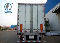 China Aluminum Dry Van Semi Trailer Trucks , Three Axle Van Trailer One Year Warranty for sale