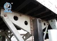 China Aluminum Dry Van Semi Trailer Trucks , Three Axle Van Trailer One Year Warranty for sale