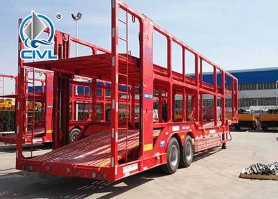 China Two Axle Car Carrier Semi Trailer , Car Carrier Semitrailer Two Axle Semitrailer for sale