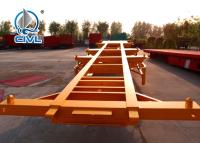 China CIVL China 3 Axles 40 Feet Container Carrying Semi Trailer Trucks With JOST Landing Leg for sale