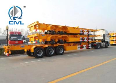 China CIVL China 3 Axles 40 Feet Container Carrying Semi Trailer Trucks With JOST Landing Leg for sale