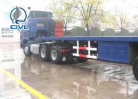 China 40 Feet Flatbed Semi Trailer Trucks 3 Axles Container Carrying Heavy Equipment Trailer for sale