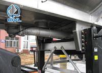 China 60CBM Oil Tanker Semi Trailer Trucks , Three Axle Fuel Tanker Aluminum Semi Trailer for sale