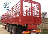 China High Column Semi Trailer Trucks Black Cargo Truck Trailer CTY9391CLX for sale