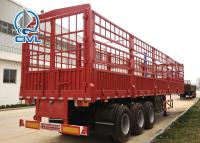 China High Column Semi Trailer Trucks Black Cargo Truck Trailer CTY9391CLX for sale