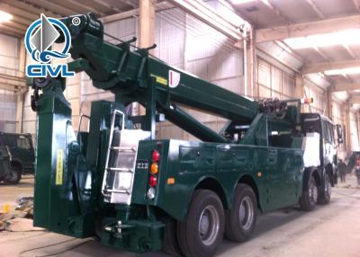 China Sinotruk Howo 8x4 Heavy Duty Tow Truck WD615.47 Engine 20-50t capacity for sale