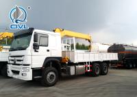 China SINOTRUK HOWO 6X4 Truck Mounted Crane 12 Tons With Warranty  Truck with Loading Crane for sale