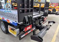 China 3800 Wheelbase HOWO Truck Mounted 4x2 6.2M Flatbed Tow Truck / Wrecker Vehicle for sale