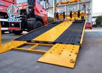 China Flat Bed Diesel Engine Wrecker Tow Truck With Lifting Weight 465kgs , Loading 2tons for sale