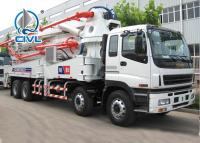 China Building Construction Concrete Boom Pump Truck , Concrete Pump Truck 37m for sale