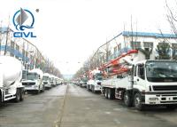 China Building Construction Concrete Boom Pump Truck , Concrete Pump Truck 37m for sale