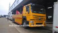 China Howo 6x4 5825 Wheelbase 40 Ton Heavy Duty Wrecker Radio Control Tow Truck ZZ1257M5847D1 for sale
