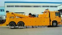 China Howo 6x4 5825 Wheelbase 40 Ton Heavy Duty Wrecker Radio Control Tow Truck ZZ1257M5847D1 for sale
