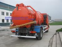 China 17CBM LHD 336HP Transporting Sewage Septic Tank Cleaning Truck / Septic Pumping Truck Sinotruk howo7 for sale