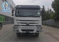 China White HOWO 371HP 6 x 4 Heavy Duty Tipper Front Lifting Cylinder for sale