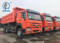 China 50T 20M3 371 HP 12 Wheels Yellow Heavy Duty Dump Truck low fuel consumption Q345 Carbor steel Bucket for sale