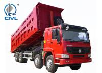 China 50Ton Heavy Duty Dump Truck 371hp Tipper Truck Container euro II/III Engine Thickness Bottom 10mm Side 8mm for sale