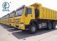 China Ventral Lifting 10 Tires Heavy Duty Dump Truck / Howo 6x4 Tipper for sale
