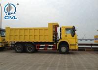 China Ventral Lifting 10 Tires Heavy Duty Dump Truck / Howo 6x4 Tipper for sale