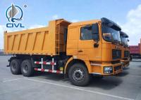 China 6x4 10 Wheels Shackman Heavy Duty Dump Truck For Mine Manual Transmission for sale