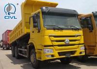 China Ventral Lifting 10 Tires Heavy Duty Dump Truck / Howo 6x4 Tipper for sale