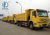 China Ventral Lifting 10 Tires Heavy Duty Dump Truck / Howo 6x4 Tipper for sale