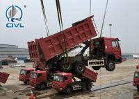China Diesel Engine 30 Tons Tipper Truck , Low Noise Dump Truck Heavy Duty for sale