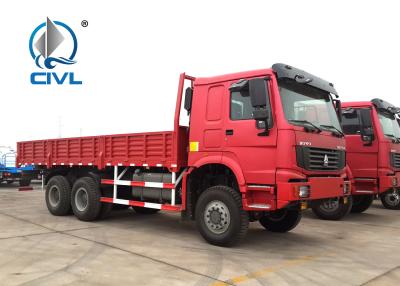 China Sinotruk Heavy Cargo Truck 4X2 Driving Type Diesel Engine 266hp 290hp white blue green color for sale