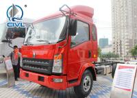 China HOWO 4T Light Duty Commercial Trucks Commercial Box Truck ISO for sale