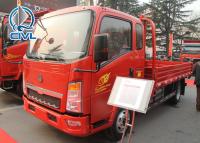 China HOWO 4X2 Light  Cargo Truck Light duty sidewall cargo truck 6tons light box truck for sale
