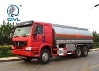China Radial Tyre Fuel Oil Transportation Truck 6X4 LHD Euro 2 336HP Lengthened Cab with 2 apartments for sale